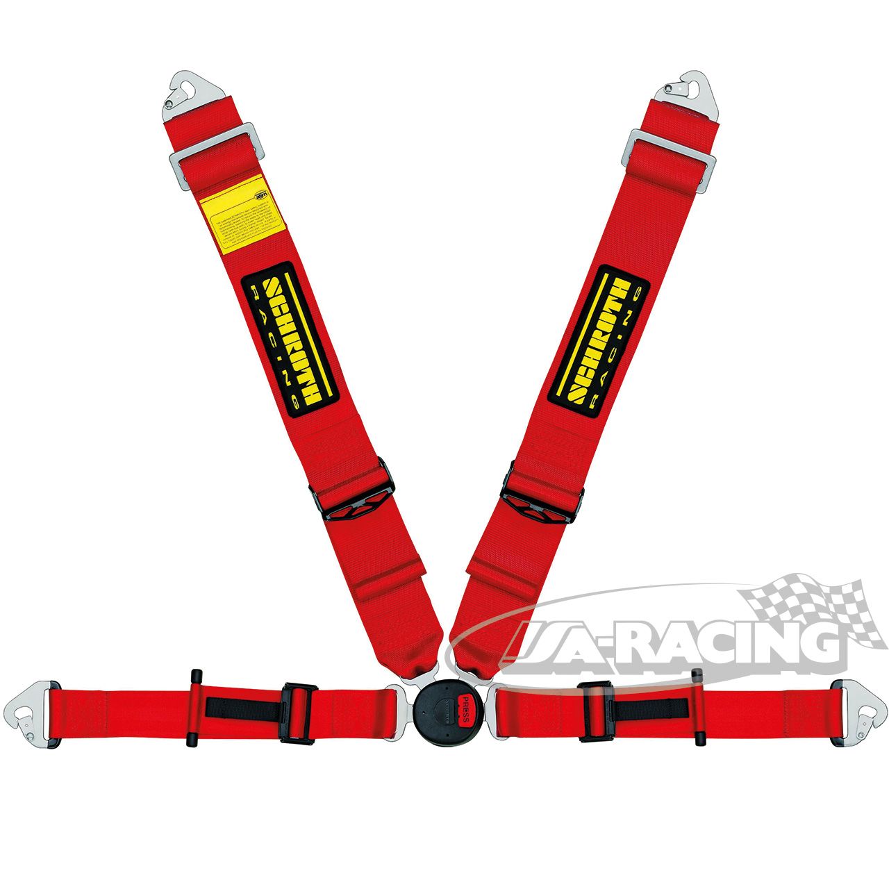 Profi II-FE asm, 4-Pkt.-Gurt rechts mit Klinkhaken | Schwarz | 4851SR